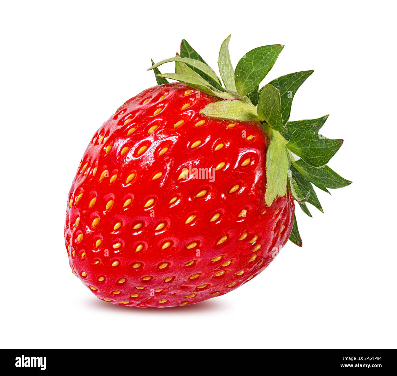Strawberry isolated on white background Stock Photo - Alamy