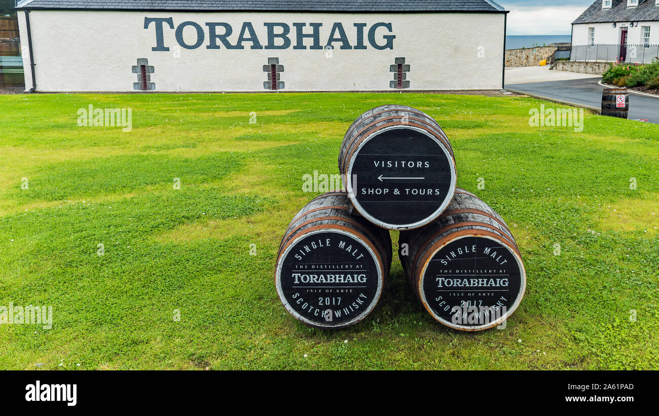 The Torabhaig Distillery on the Isle of Skye -views Stock Photo - Alamy