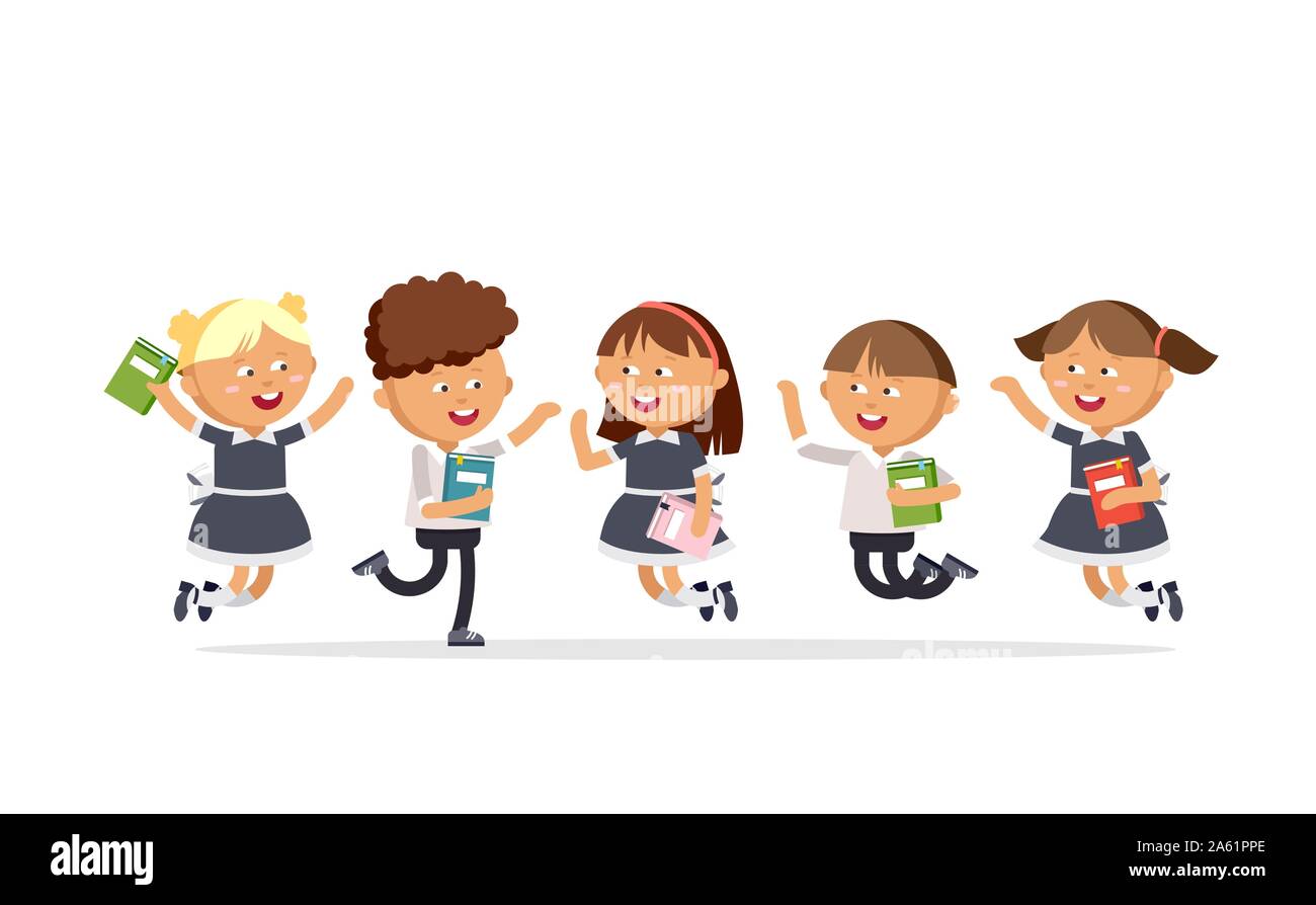 Elementary Students Animated