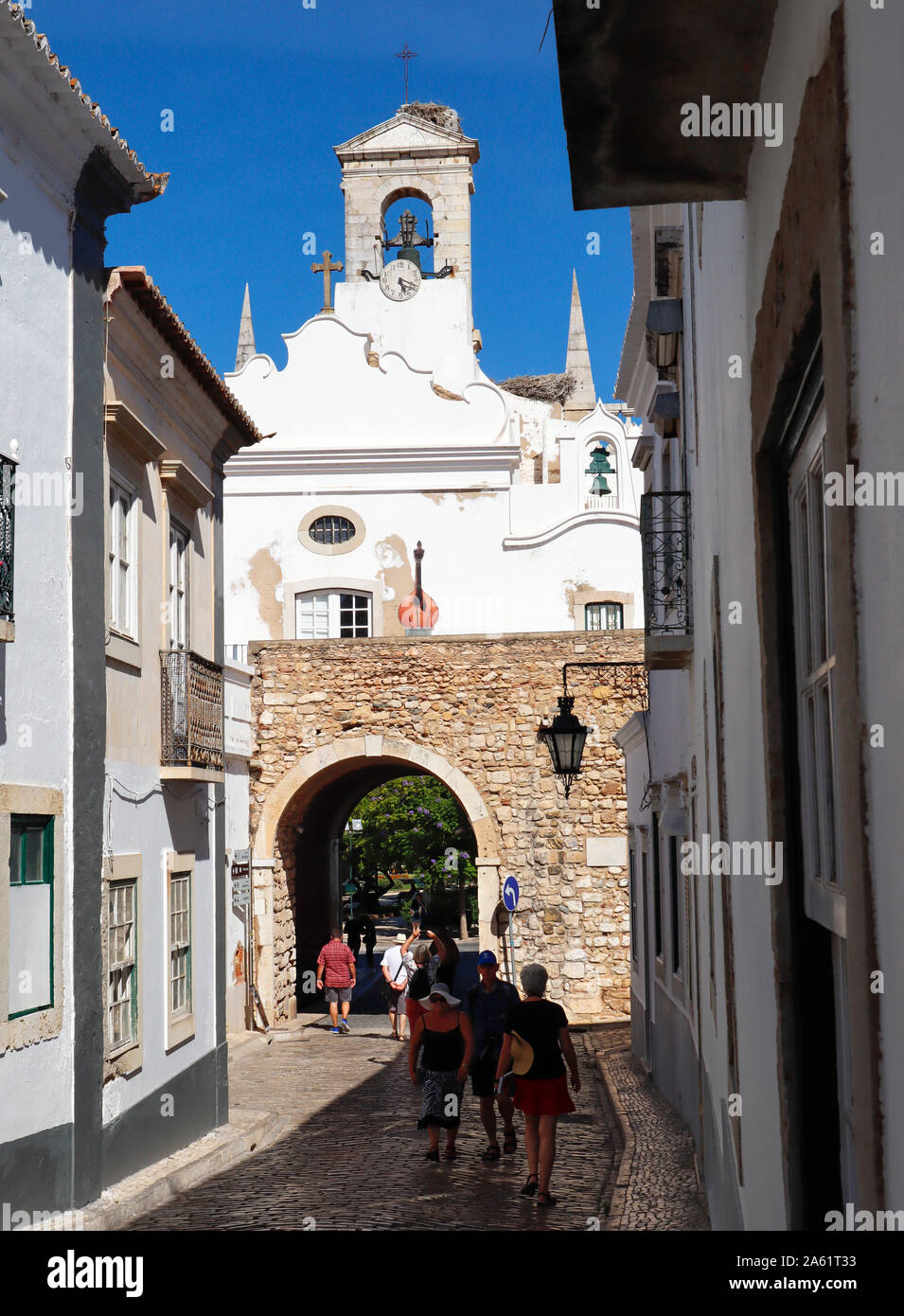Faro shopping street hi-res stock photography and images - Alamy