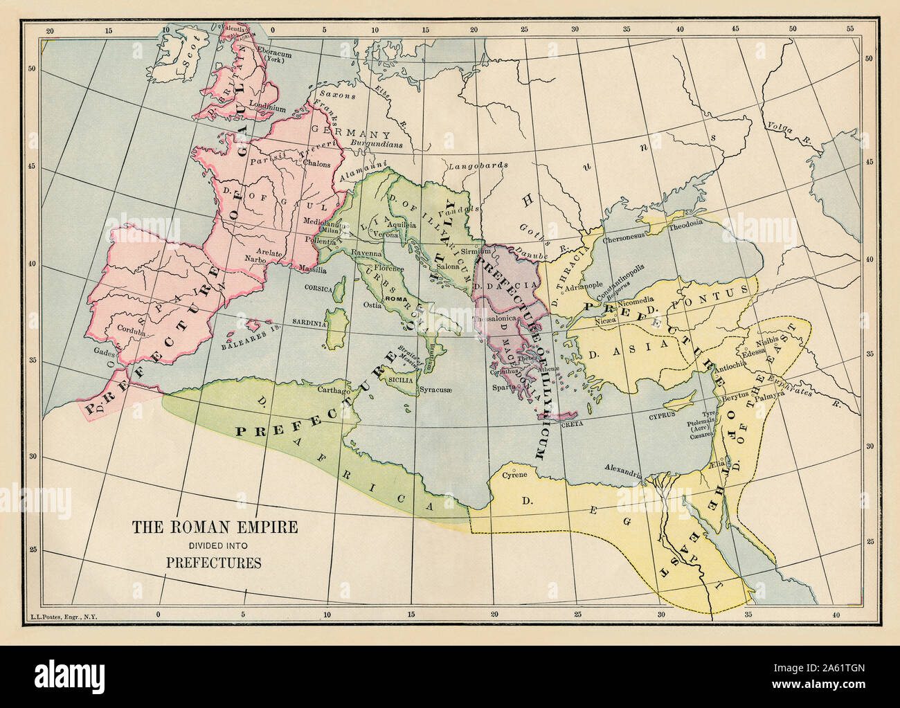 Map Of Roman Britain Stock Photos & Map Of Roman Britain Stock Images ...
