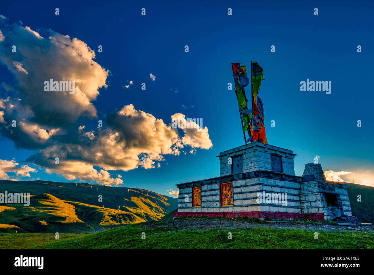 The famous Tagong Monastery was built during the Qing Dynasty to honor ...
