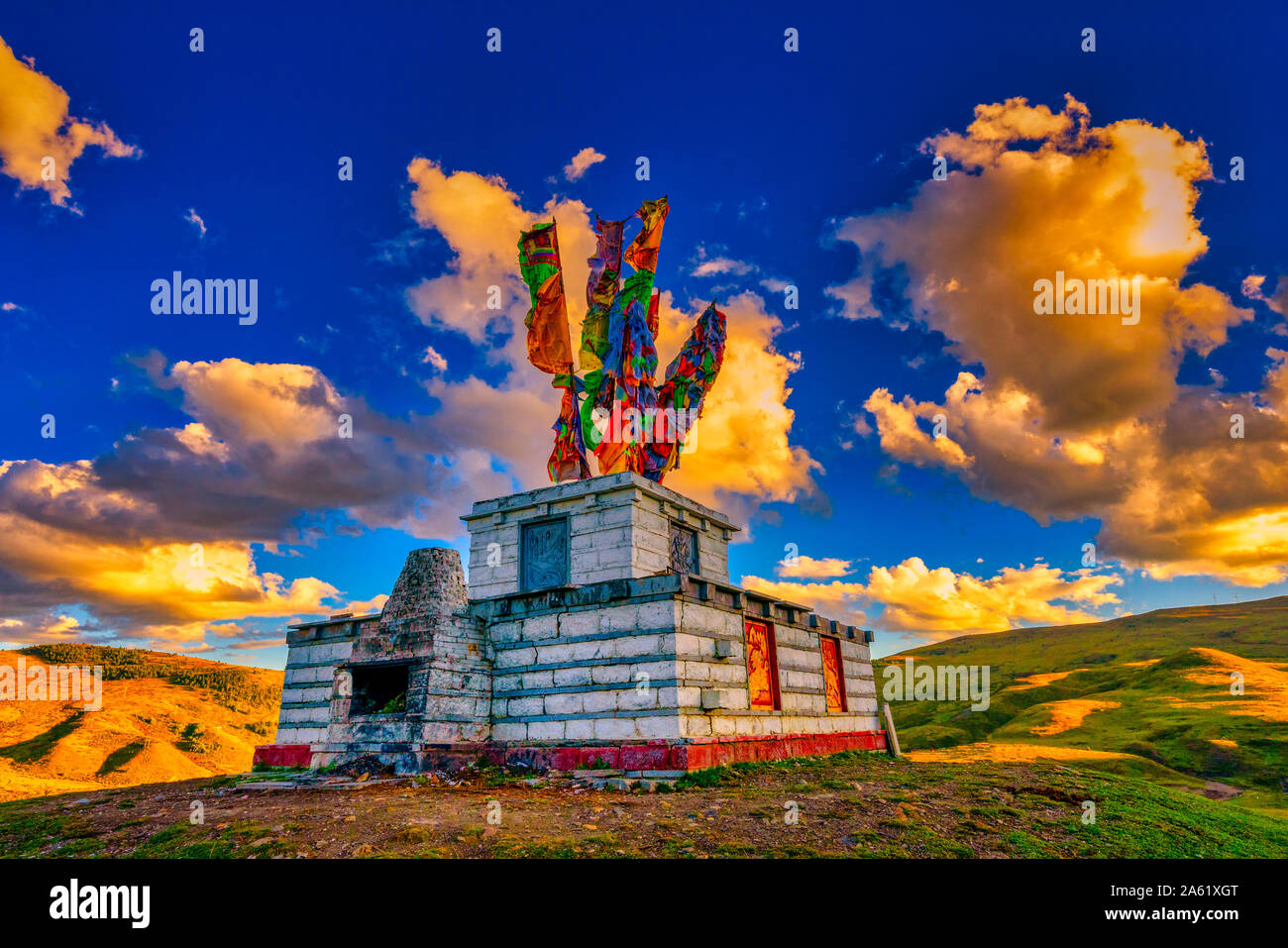 The famous Tagong Monastery was built during the Qing Dynasty to honor ...