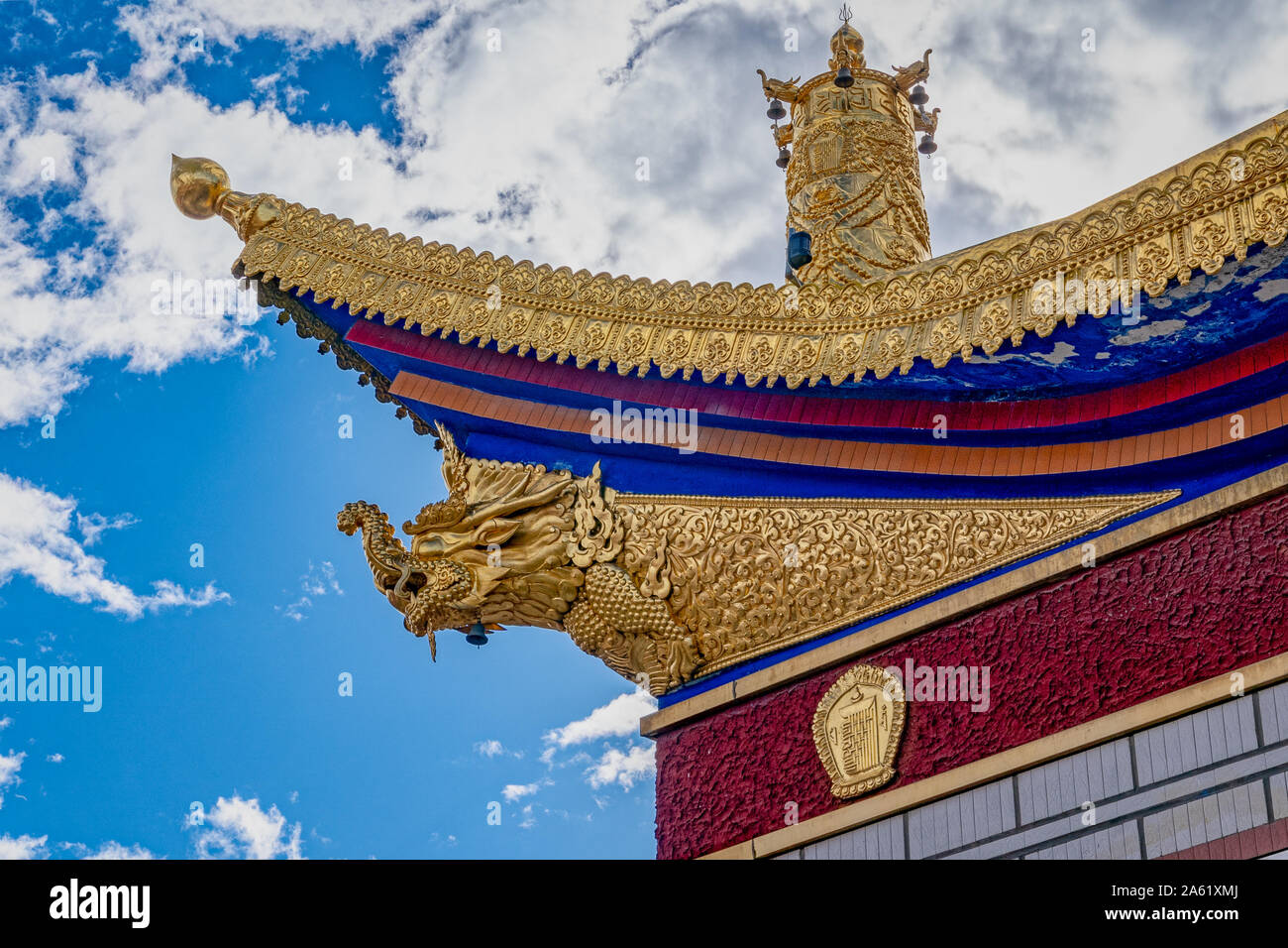 The famous Tagong Monastery was built during the Qing Dynasty to honor ...