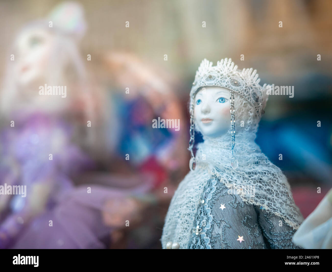 Moscow, Russia - September 14, 2019: Dolls depicting fairytale heroes ...