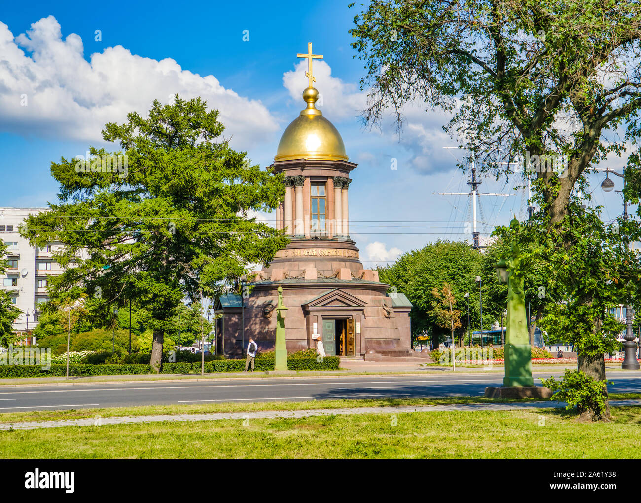 The Temple chapel of the Holy Trinity was built to commemorate the ...