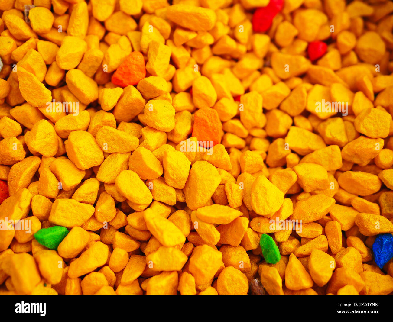 orange little pebbles. Background composed of small orange pebbles ...