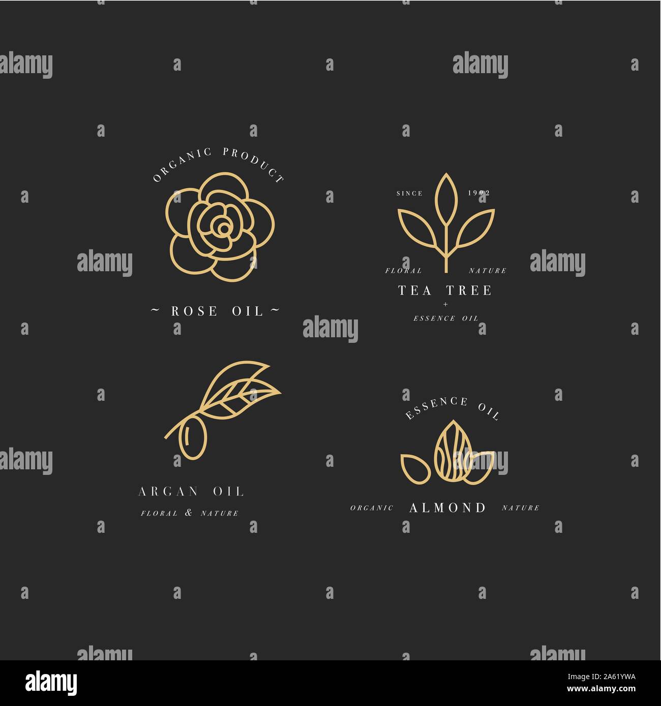 Argan oil vector vectors hi-res stock photography and images - Alamy