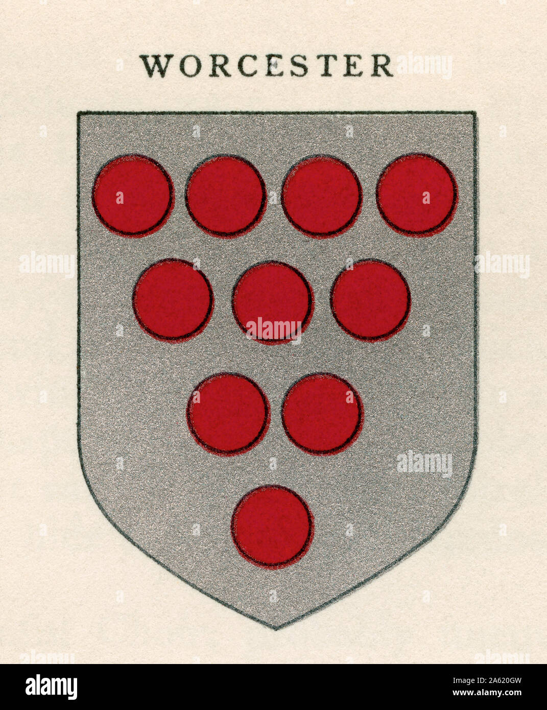 Worcester coat of arms hi-res stock photography and images - Alamy