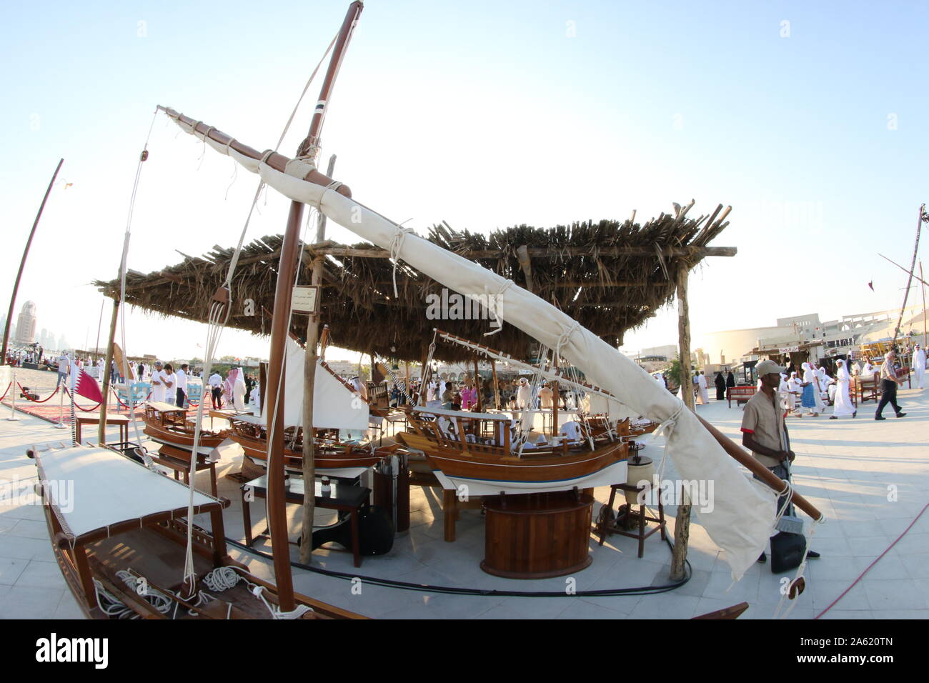 Qatar Traditional Dhow Festival Stock Photo - Alamy