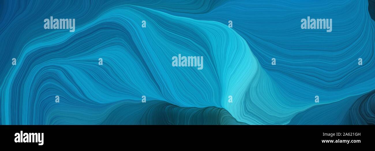 curved speed lines background or backdrop with dark cyan, medium ...