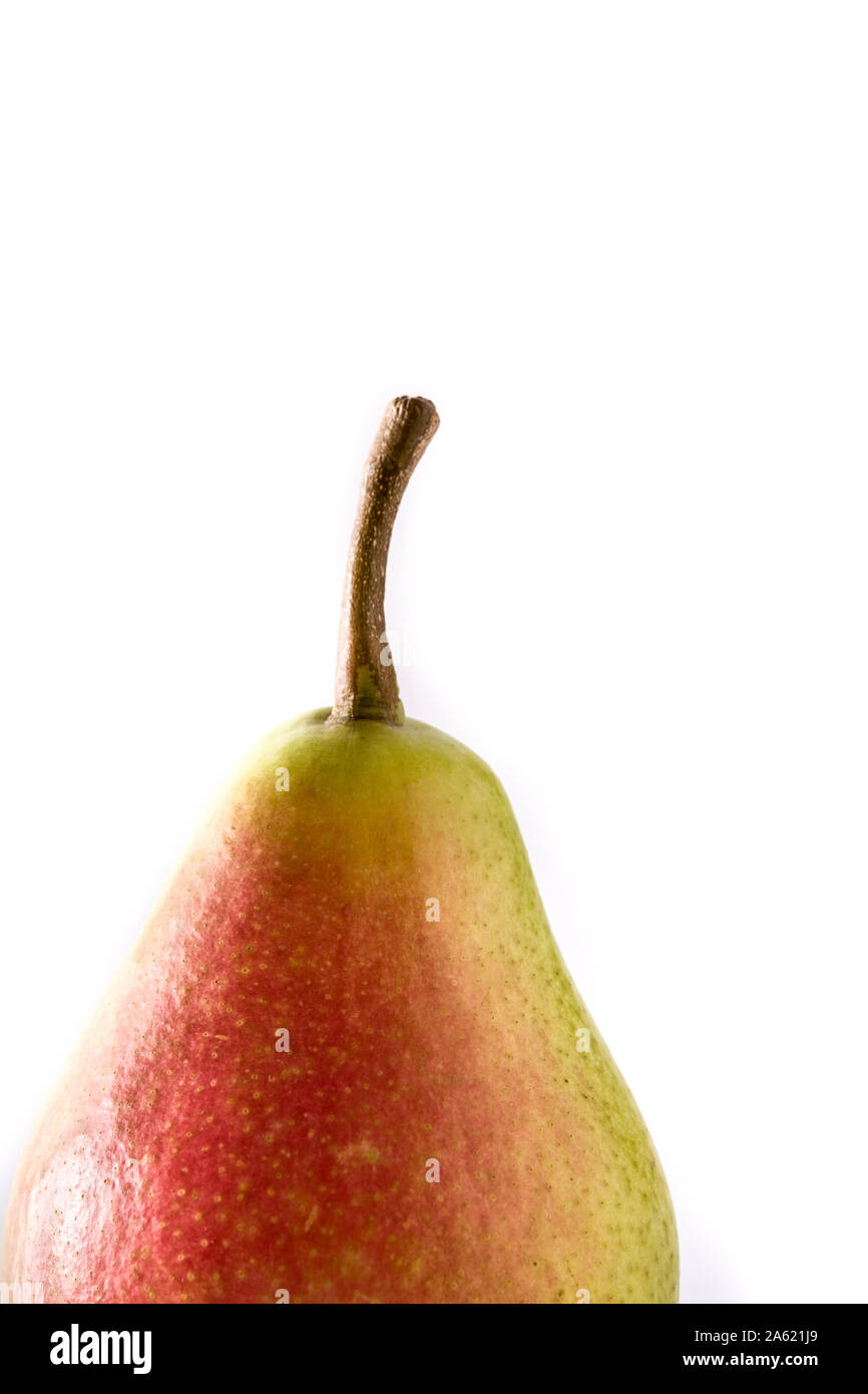 Fresh pear isolated on white background Stock Photo - Alamy