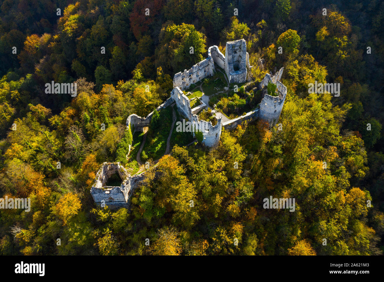 Samobor fortress aerial hi-res stock photography and images - Alamy