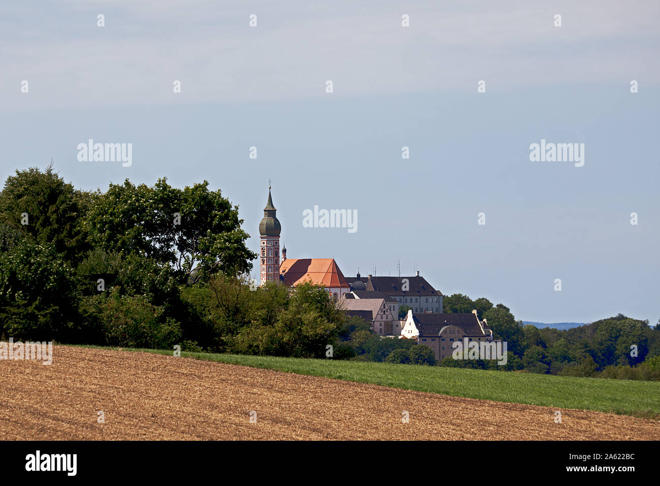 the sacred mountain monastery Andechs Bavaria Stock Photo - Alamy