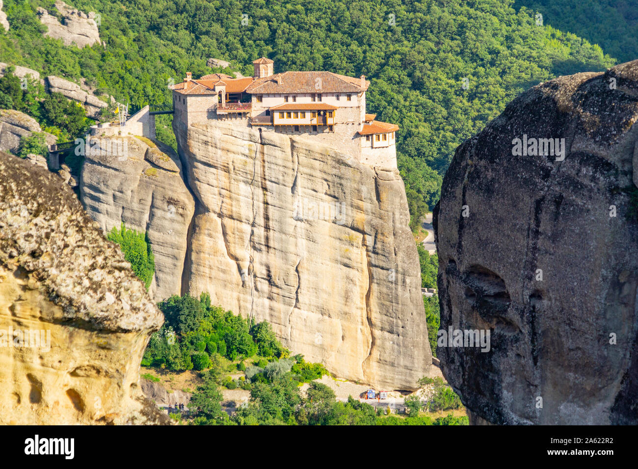 Geology and huge rocks of Meteora standing tall among other rock ...