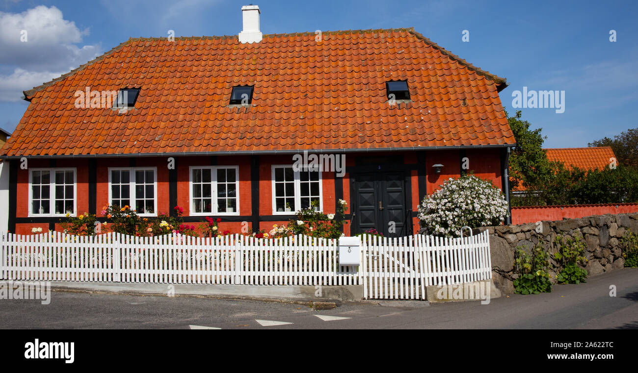 colorful hose, Bornholm island Stock Photo - Alamy