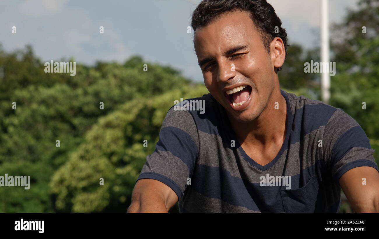 Classy Latino Male Stock Photo - Alamy