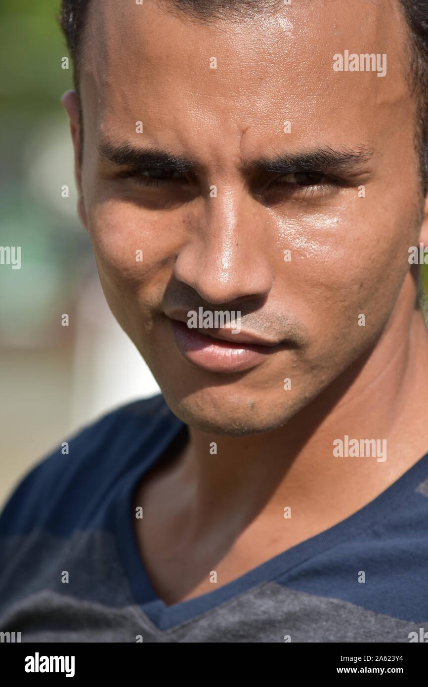 Latino Male Portrait Stock Photo - Alamy