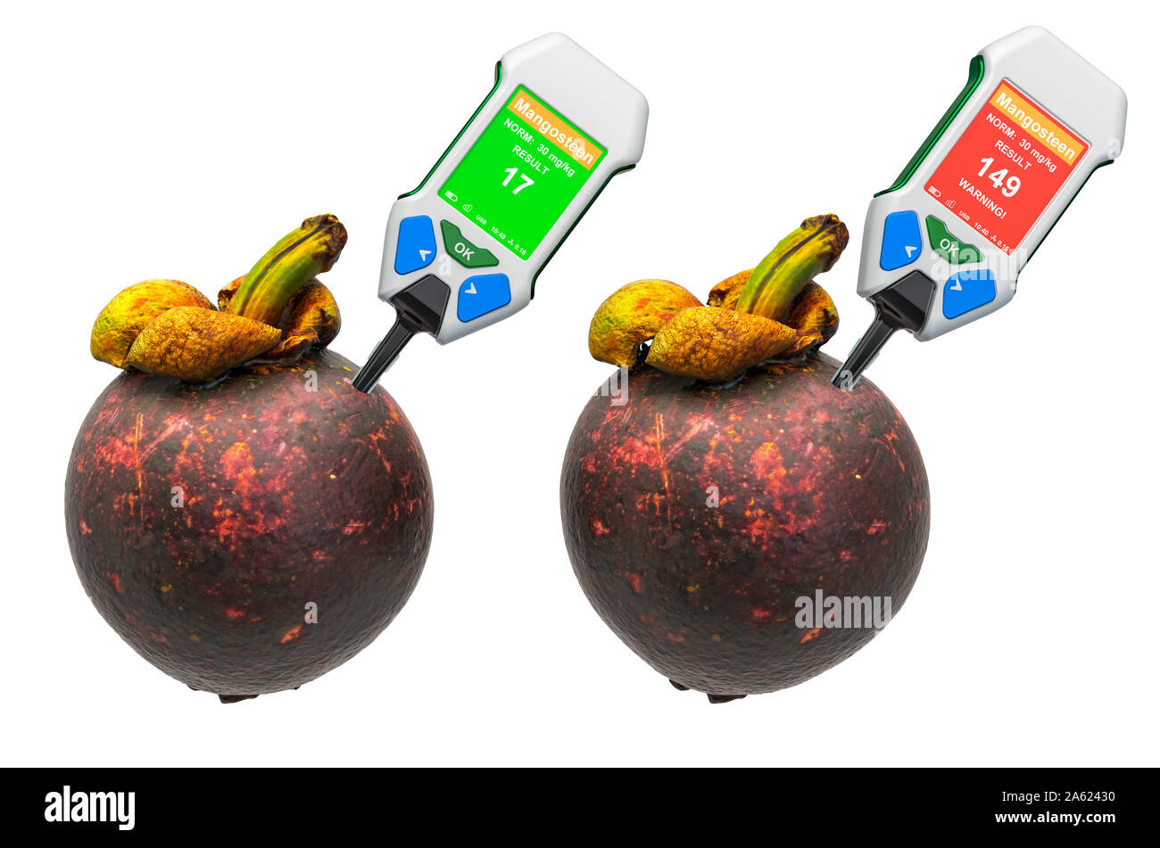 Nitrate testers with mangosteens. Measurement of nitrate levels in ...