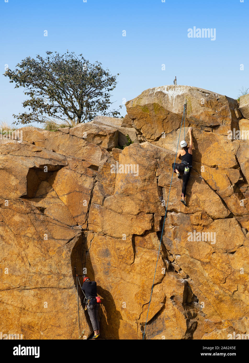Bornholm denmark climbing hi-res stock photography and images - Alamy