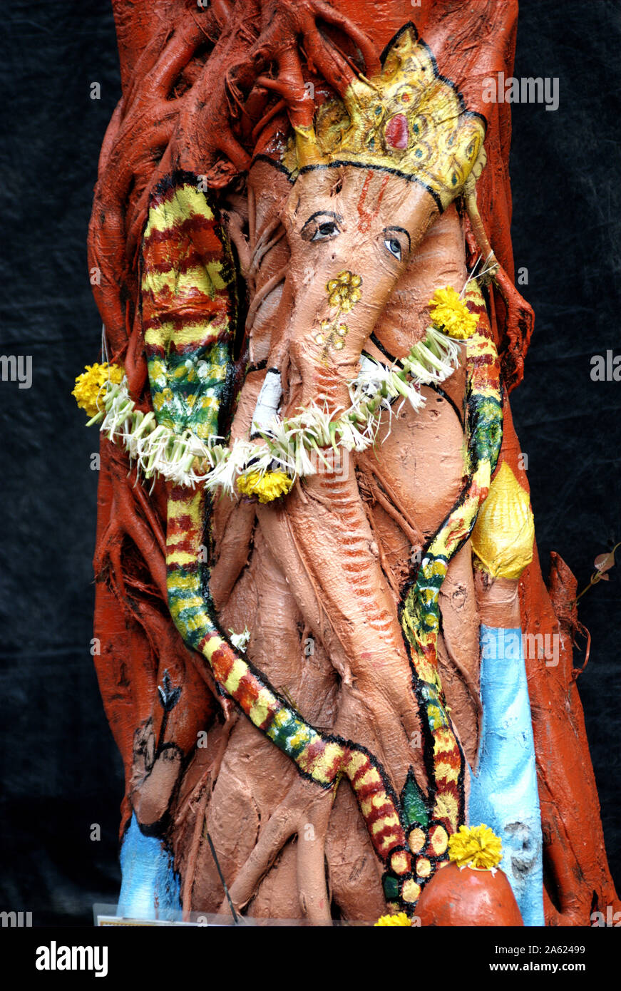Mumbai, Maharashtra, India, Southeast Asia :Beautiful Hindu God Ganesh ...
