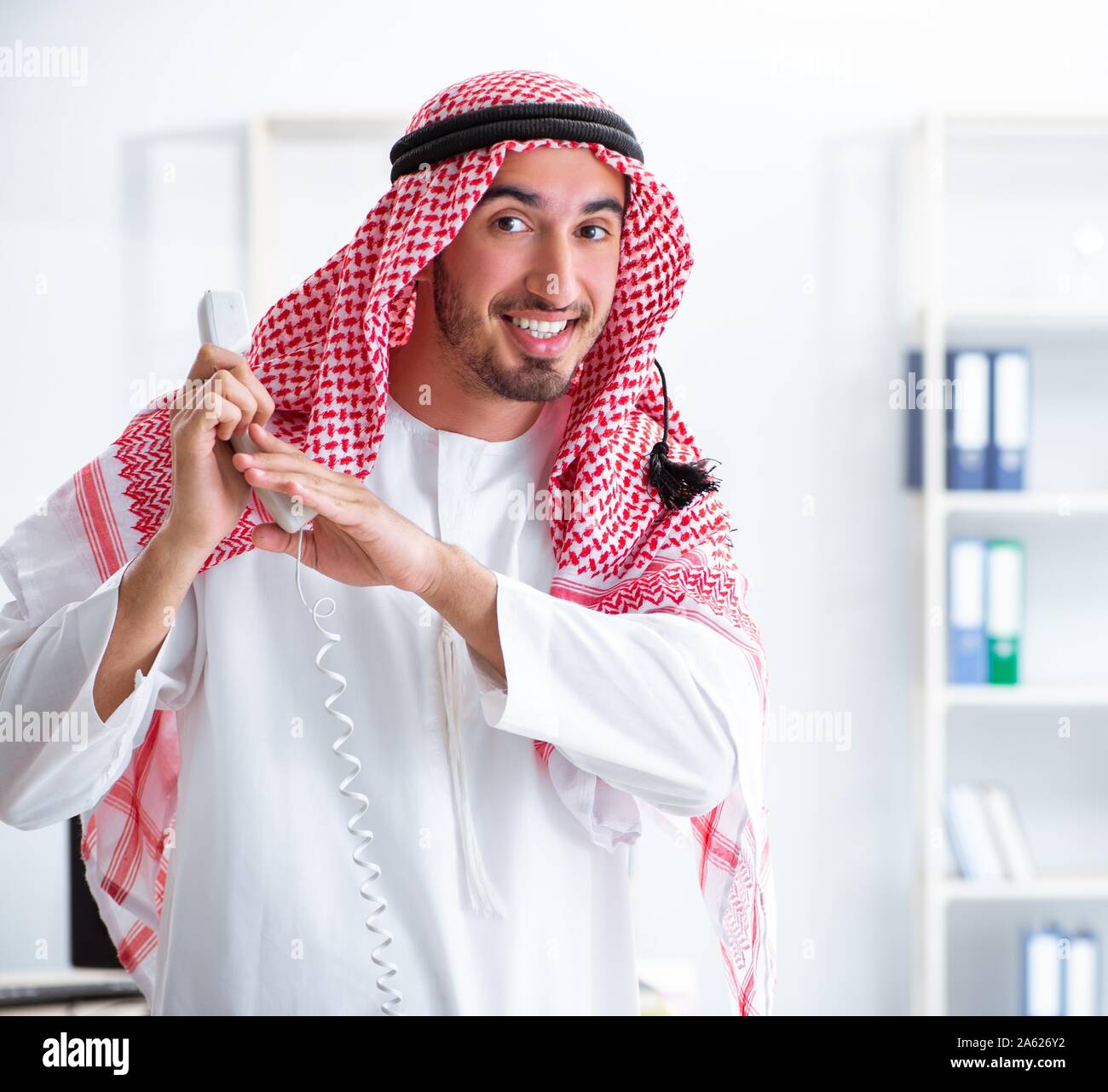 Saudi businessman accountant hi-res stock photography and images - Alamy
