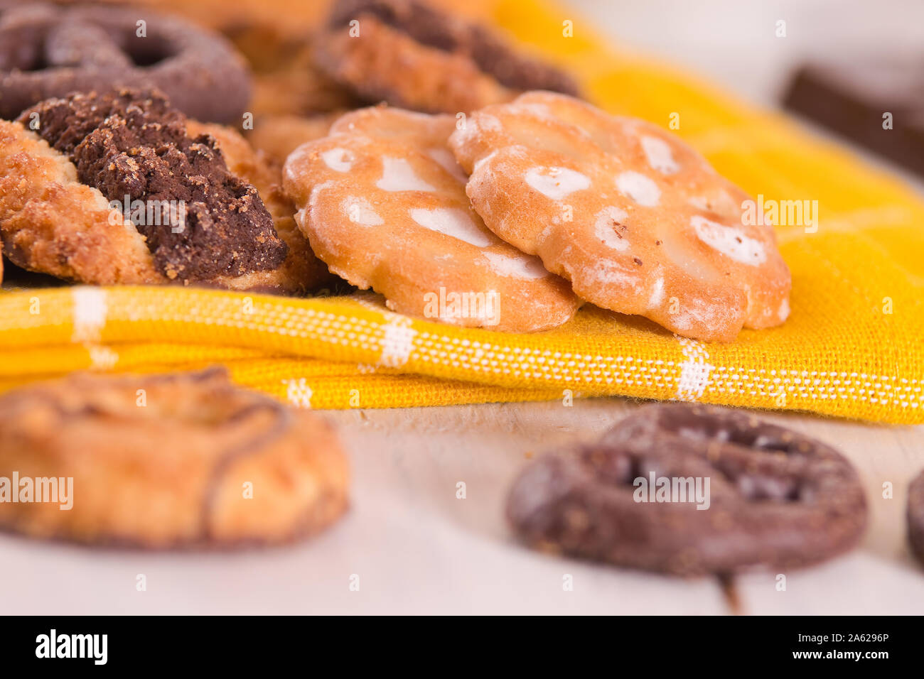 Shortcrust pastry biscuits Stock Photo - Alamy