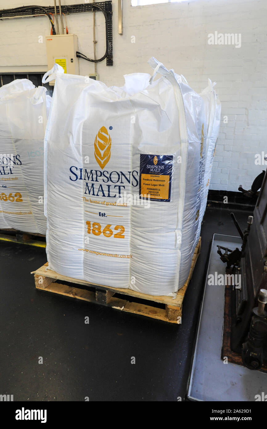 Large bag of malted barley hi-res stock photography and images - Alamy