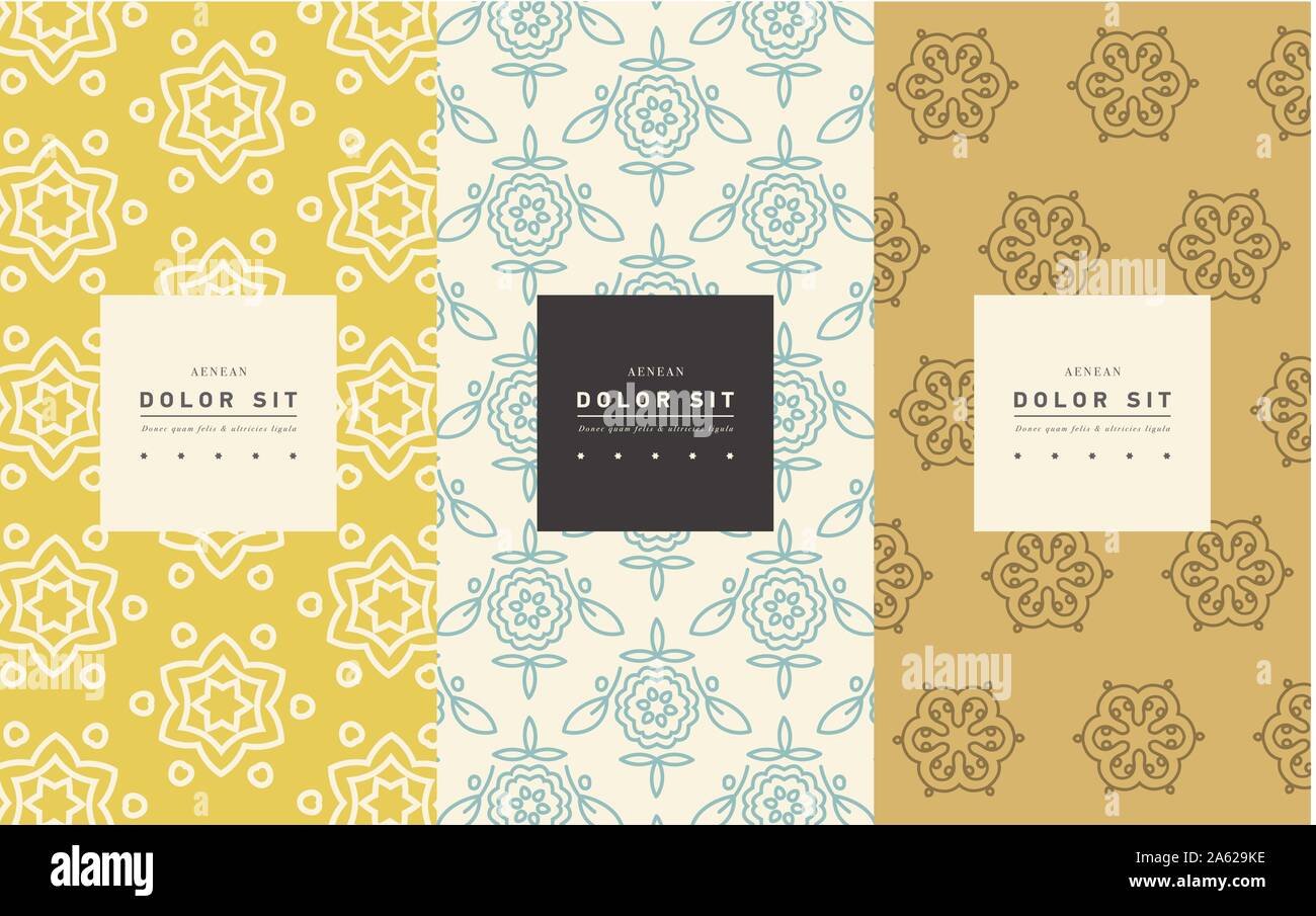 Vector set of packaging design templates Stock Vector Image & Art - Alamy