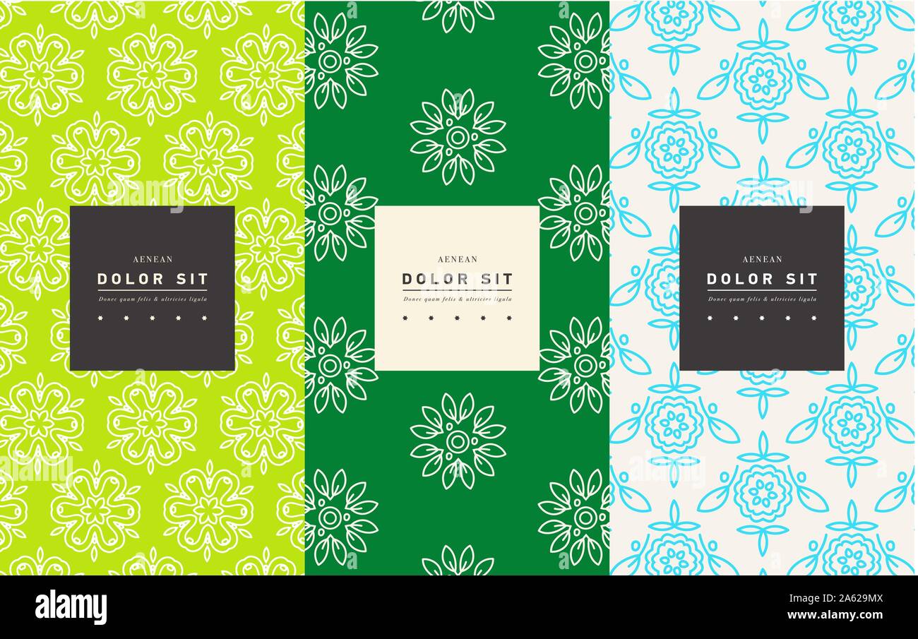 Vector set of packaging design templates Stock Vector Image & Art - Alamy