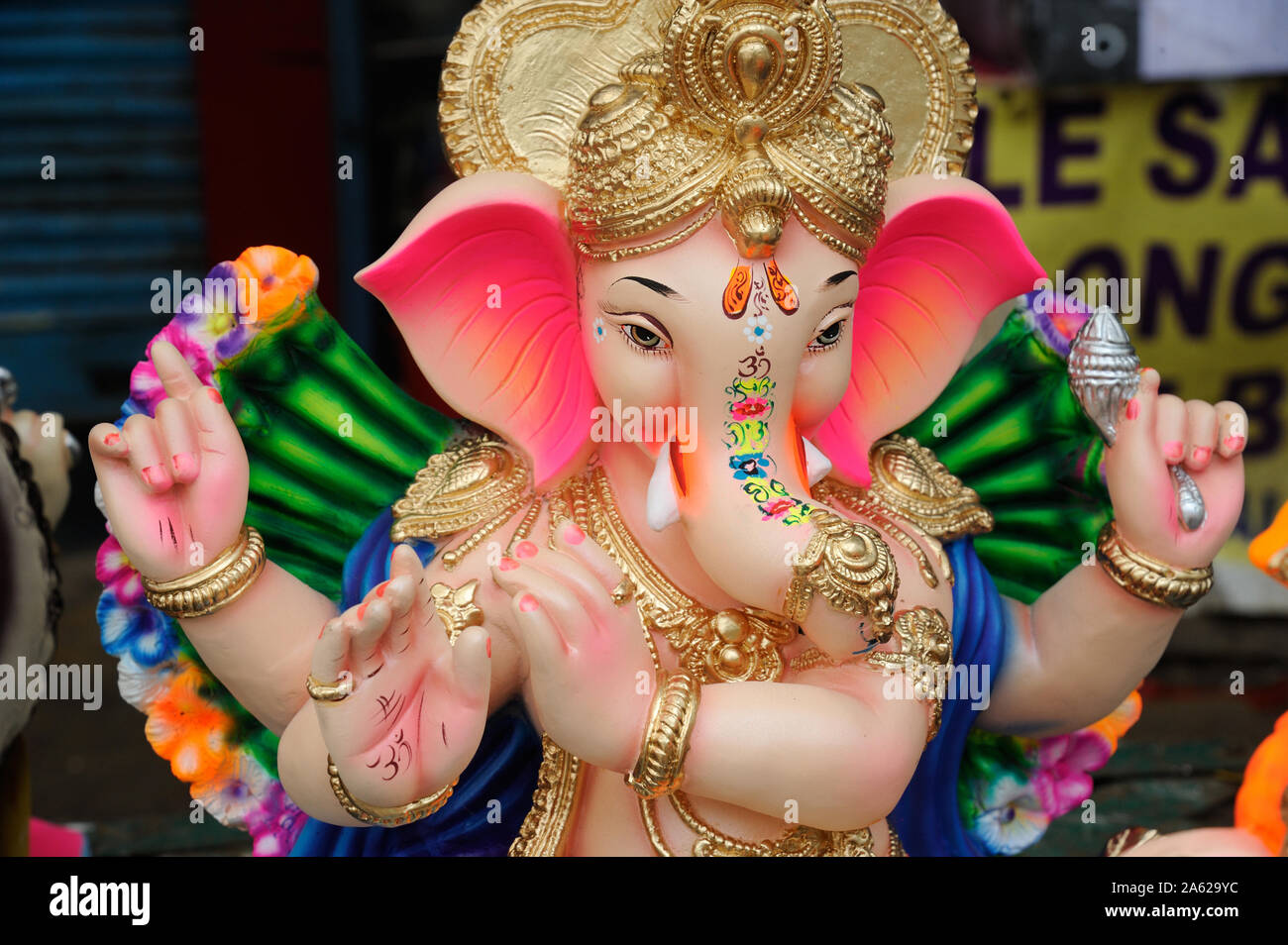 Mumbai, Maharashtra, India, Southeast Asia : Beautiful idols of Lord ...