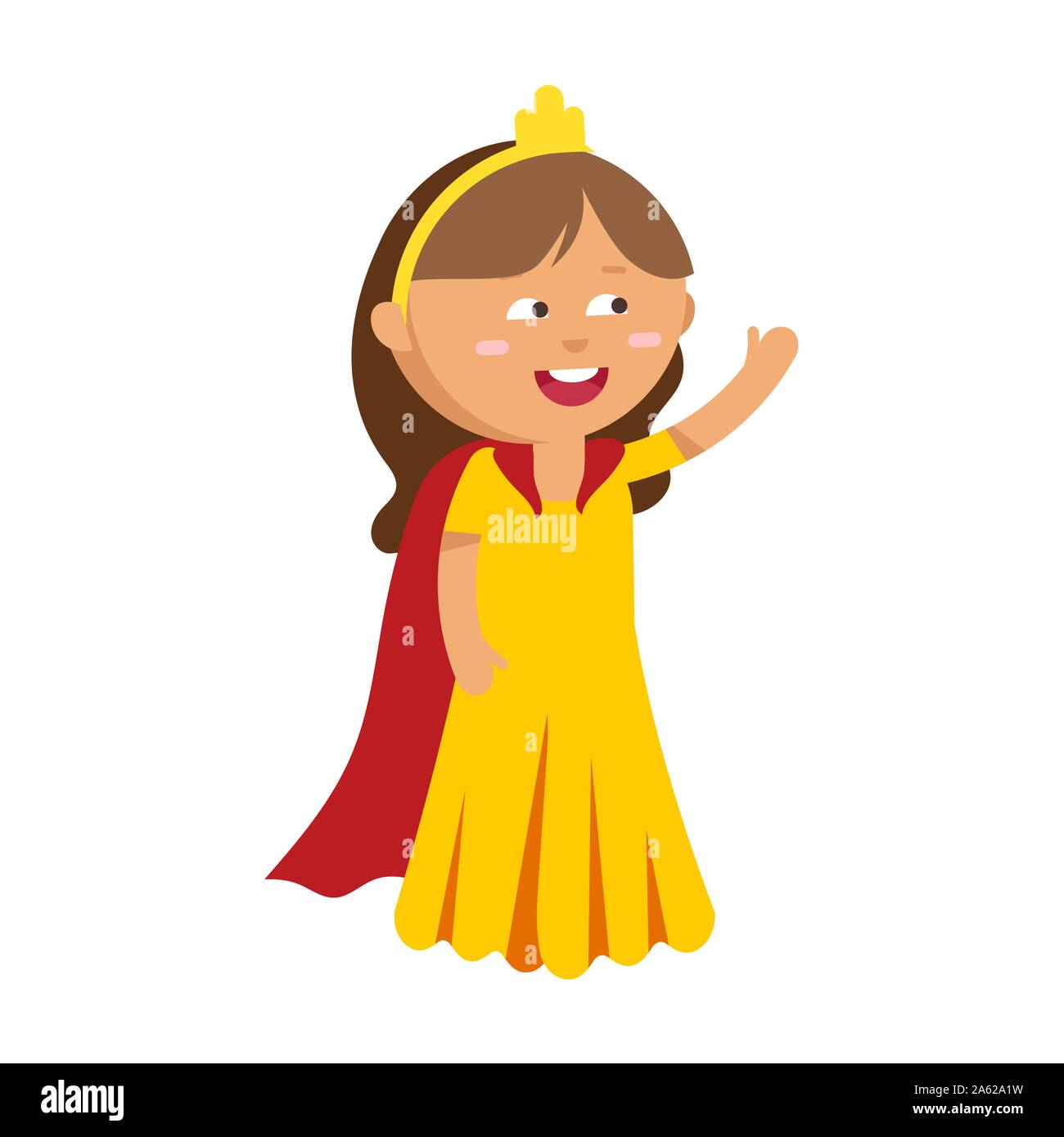 Princesses Vector Set Cute Collection Of Beautiful Characters Stock