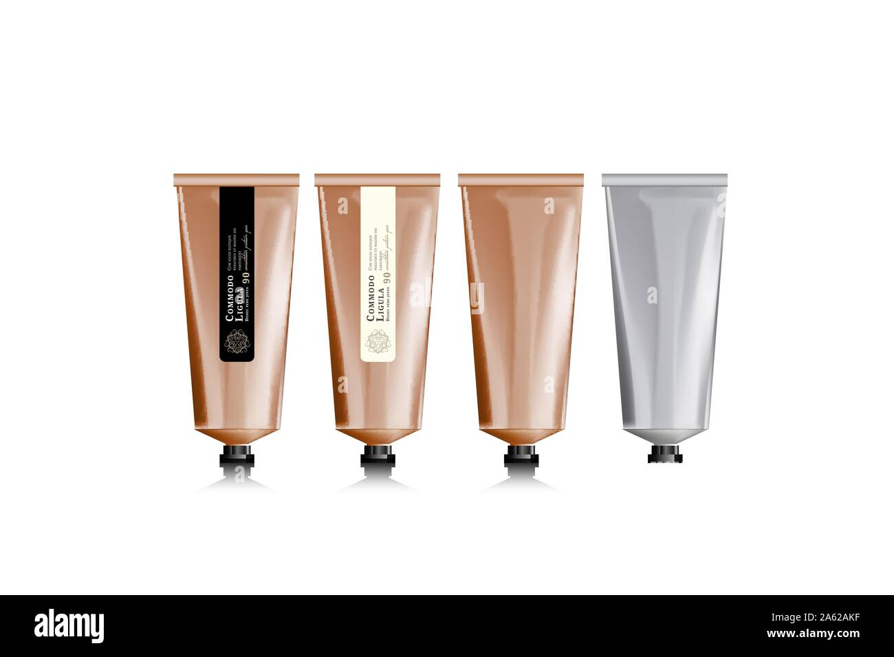 Clean white tube cream Stock Vector Images - Alamy