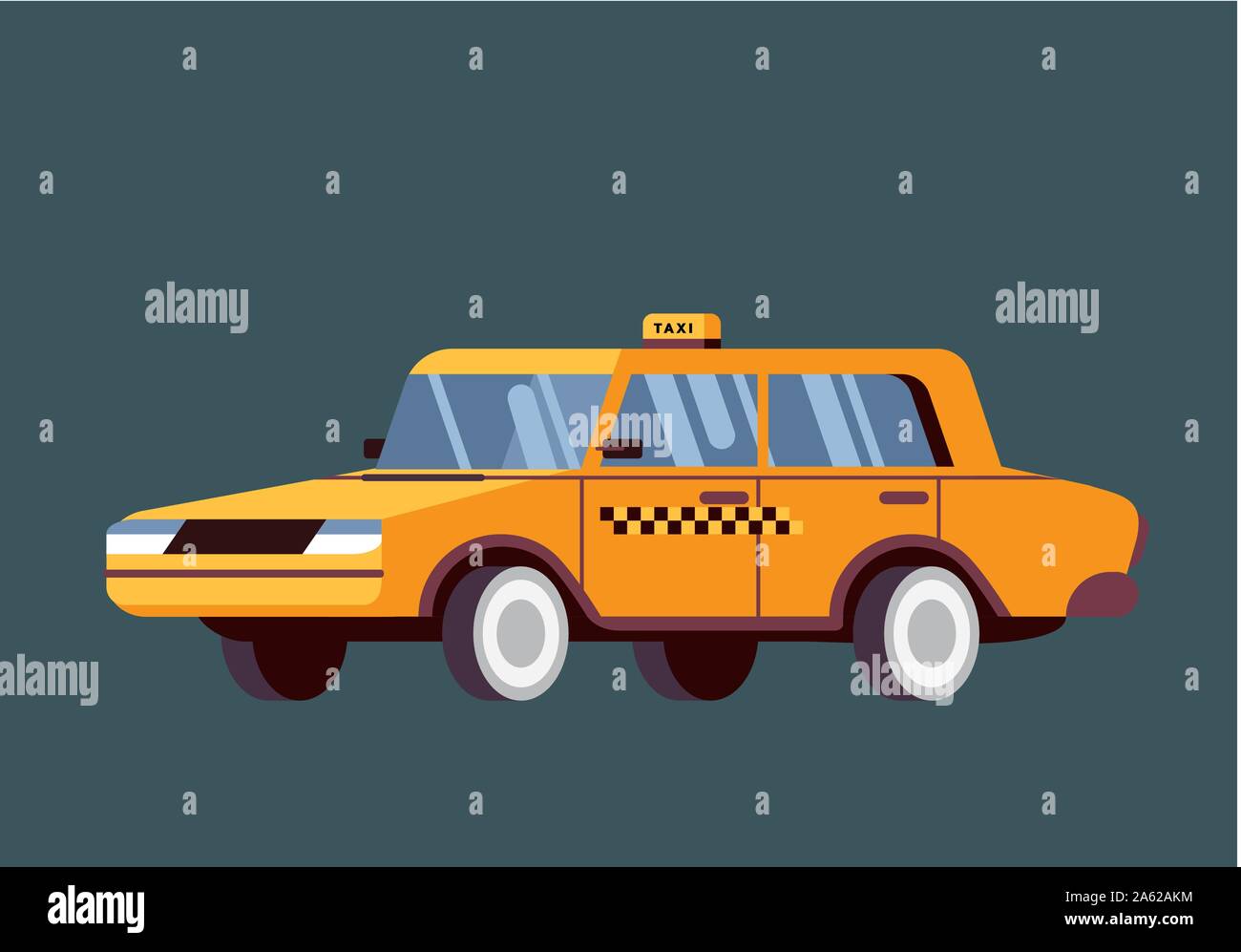 Taxi driver Call with smartphone service background Stock Vector Image ...