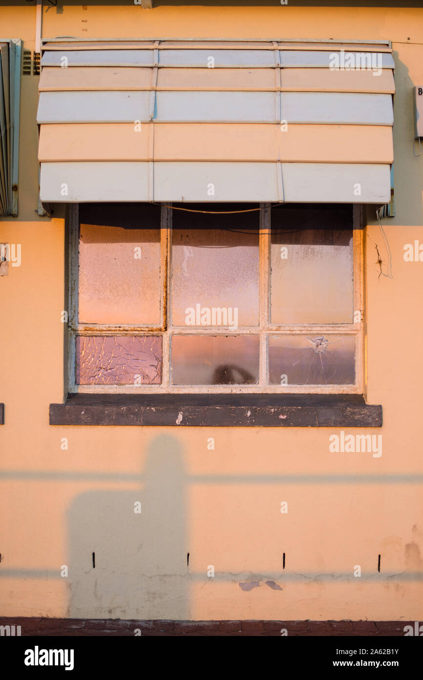 abandoned building window Stock Photo - Alamy
