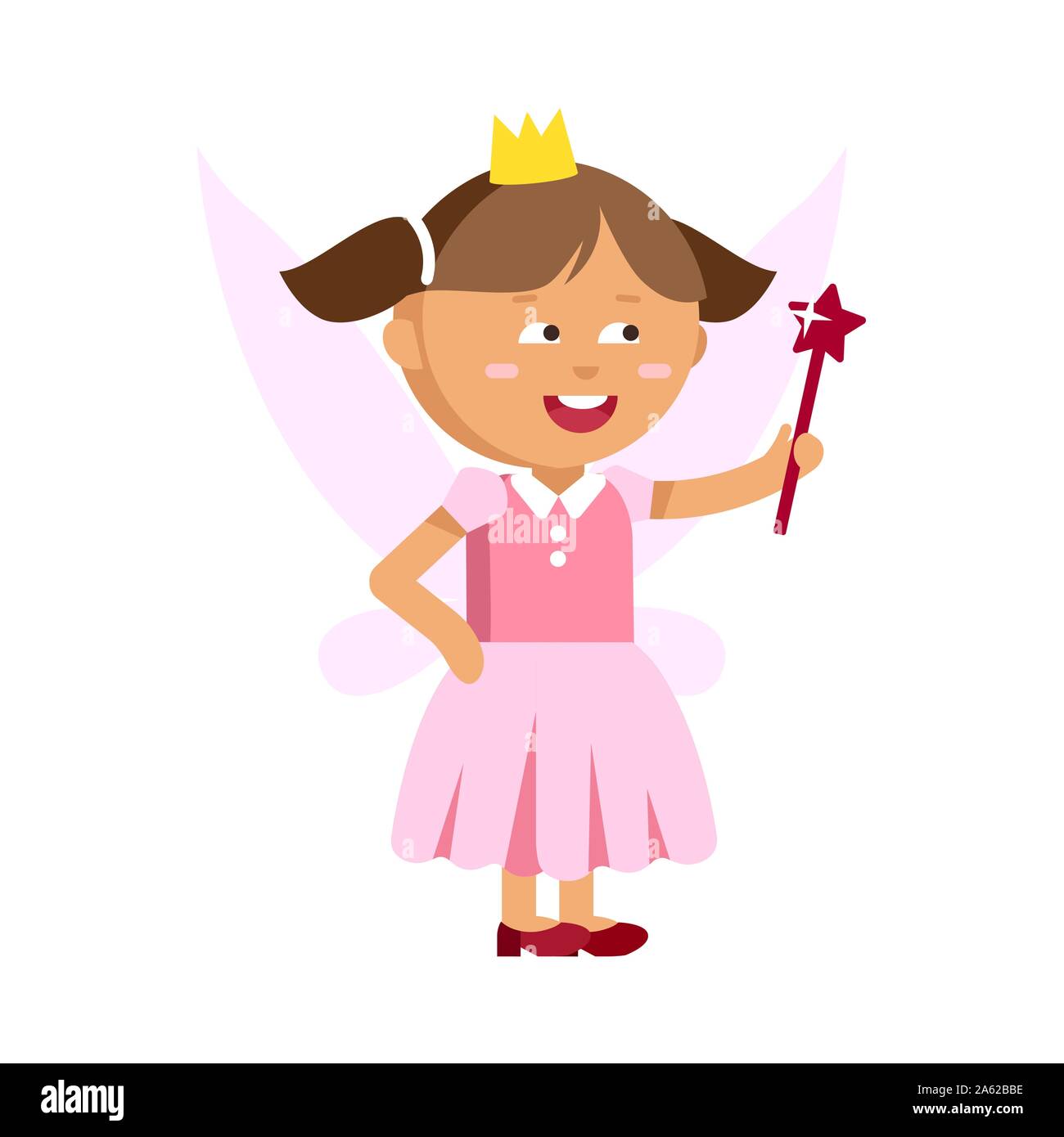 Princesses Vector Set Cute Collection Of Beautiful Characters Stock