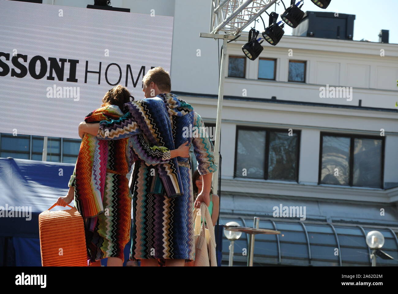 Fashion show at Esplanade Park Helsinki Stock Photo - Alamy