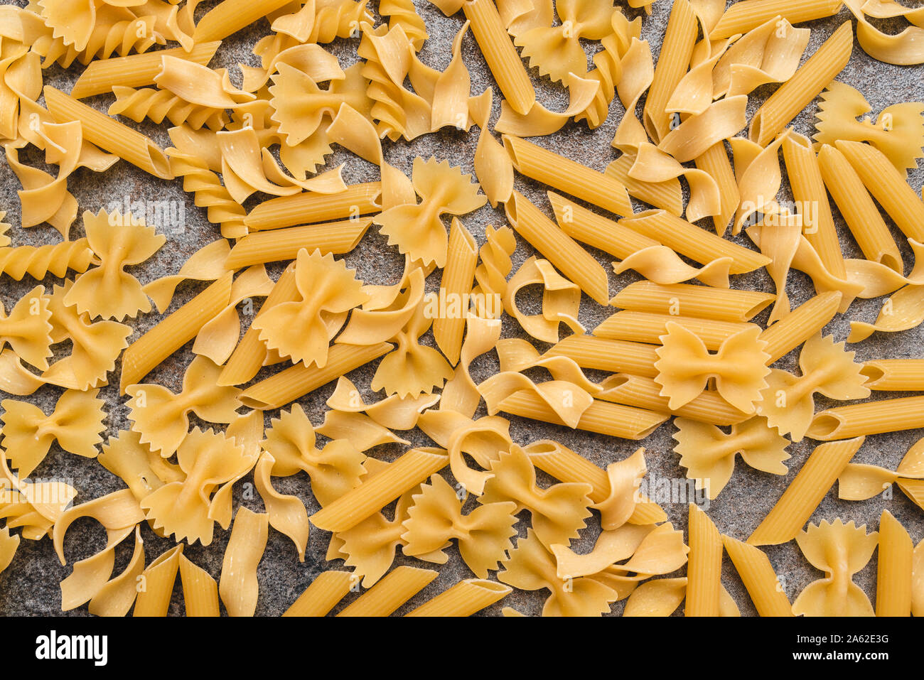 Different types of pasta that we use every day in the kitchen when ...