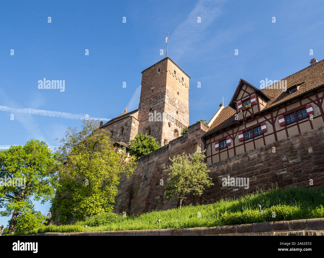 "Kaiserburg" Castle in Franconia Germany Stock Photo - Alamy