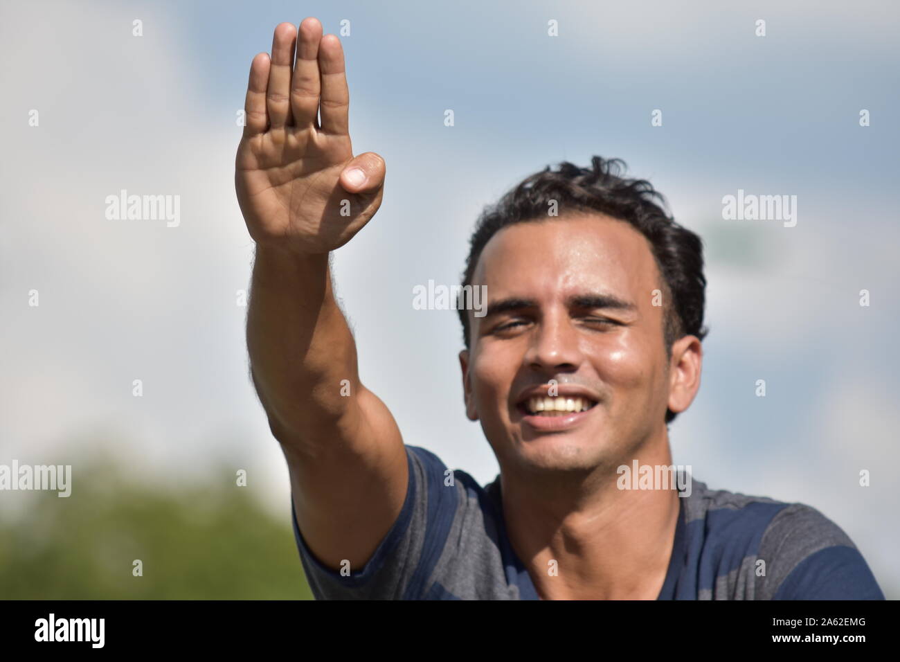 Male greeting hi-res stock photography and images - Alamy
