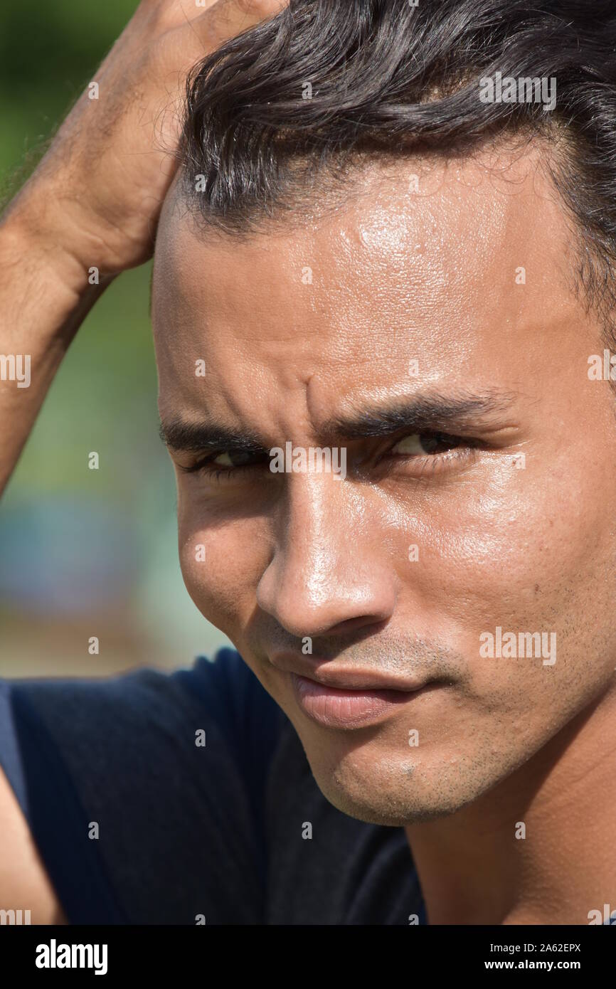 An Attractive Young Colombian Male Stock Photo - Alamy