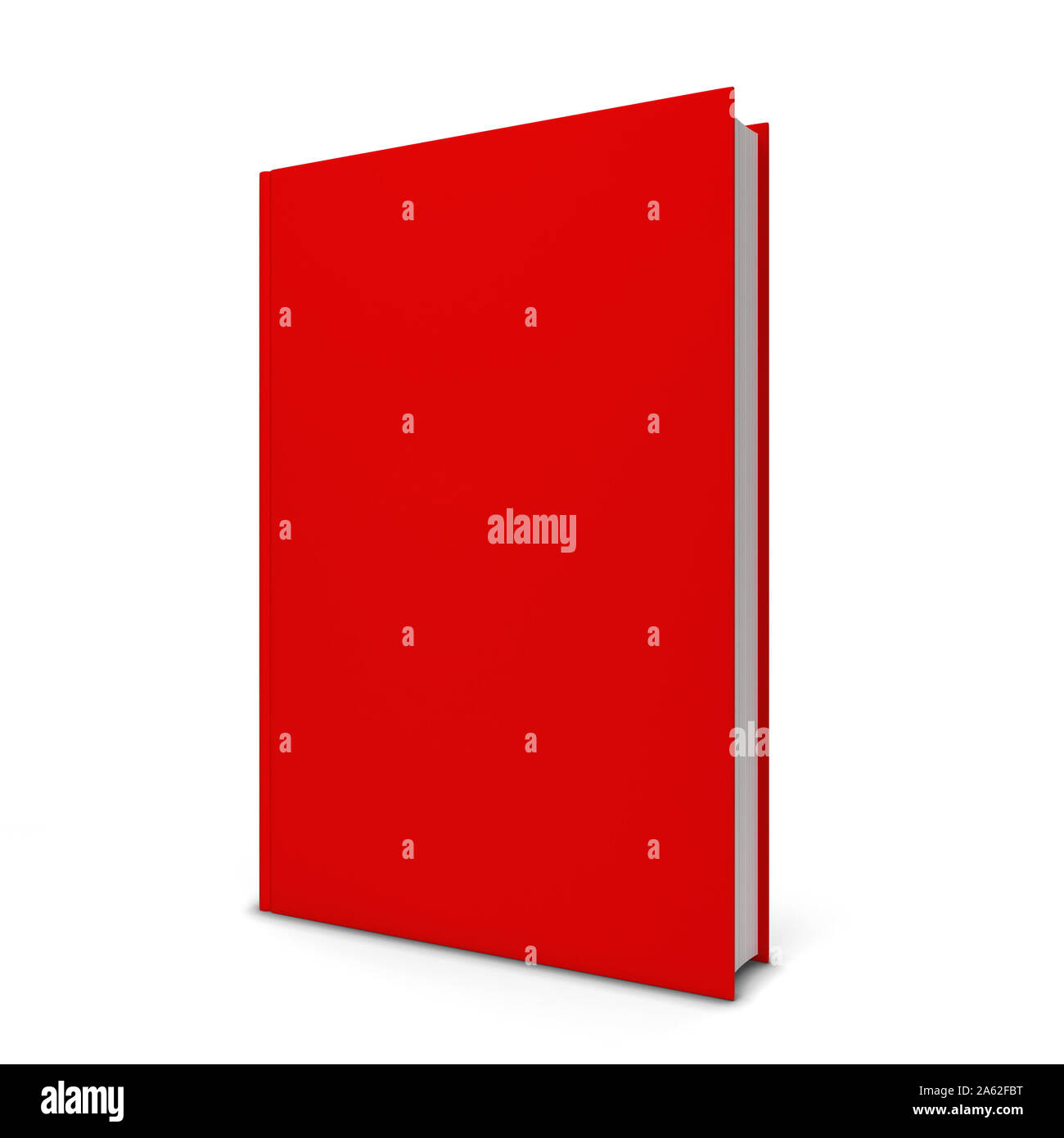 Red book. 3d illustration isolated on white background Stock Photo - Alamy