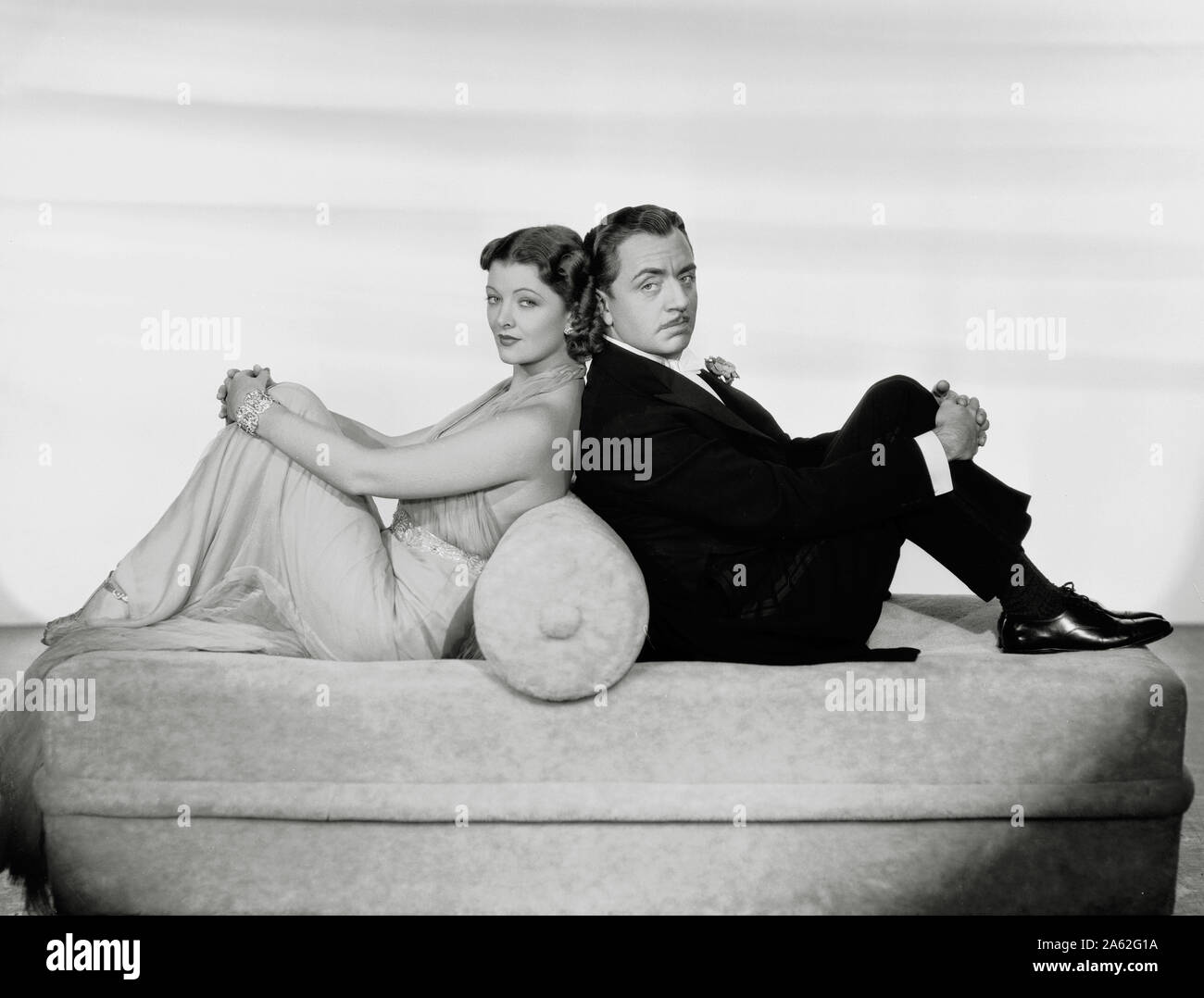 After the thin man 1936 myrna loy hi-res stock photography and images ...