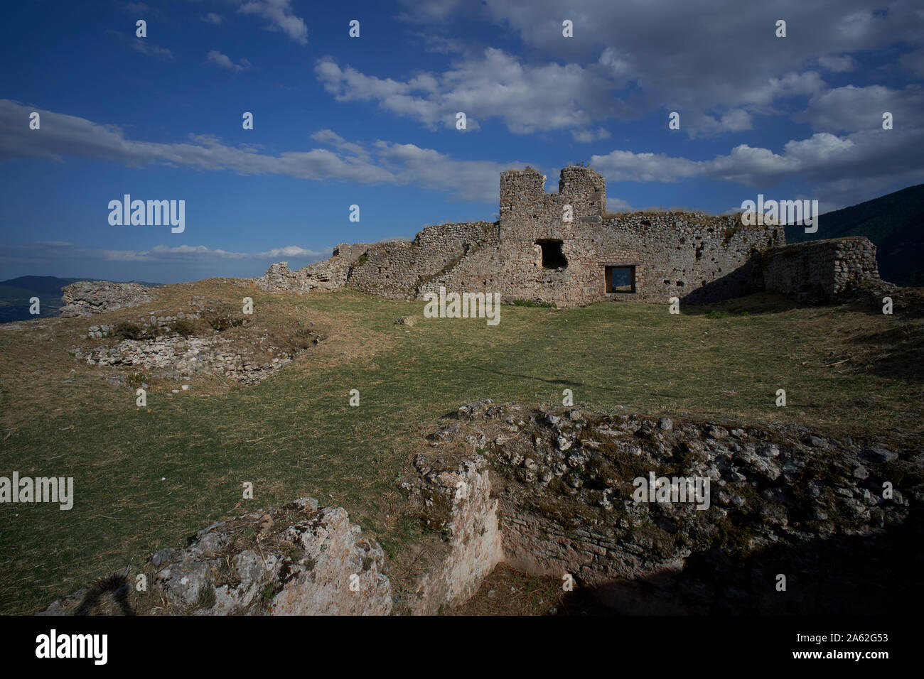 Mendenitsa Castle, Greece, near Thermopylae. Also known as Bodonitsa ...