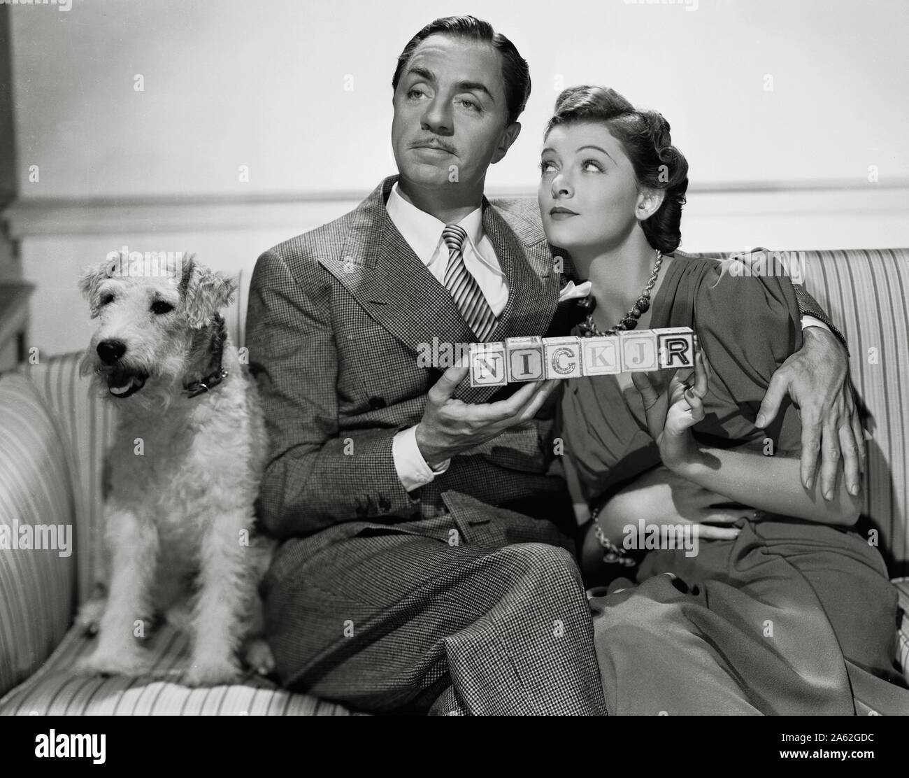 William Powell, Myrna Loy, "Another Thin Man" (1939) MGM File Reference # 33848-977THA Stock ...