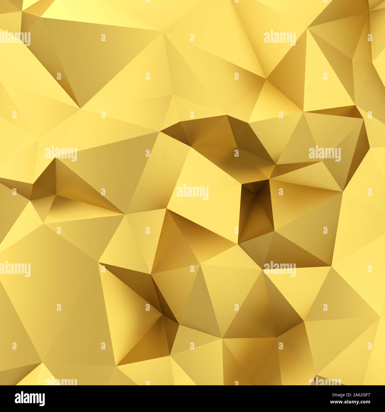 Abstract golden triangle background. 3d render Stock Photo - Alamy