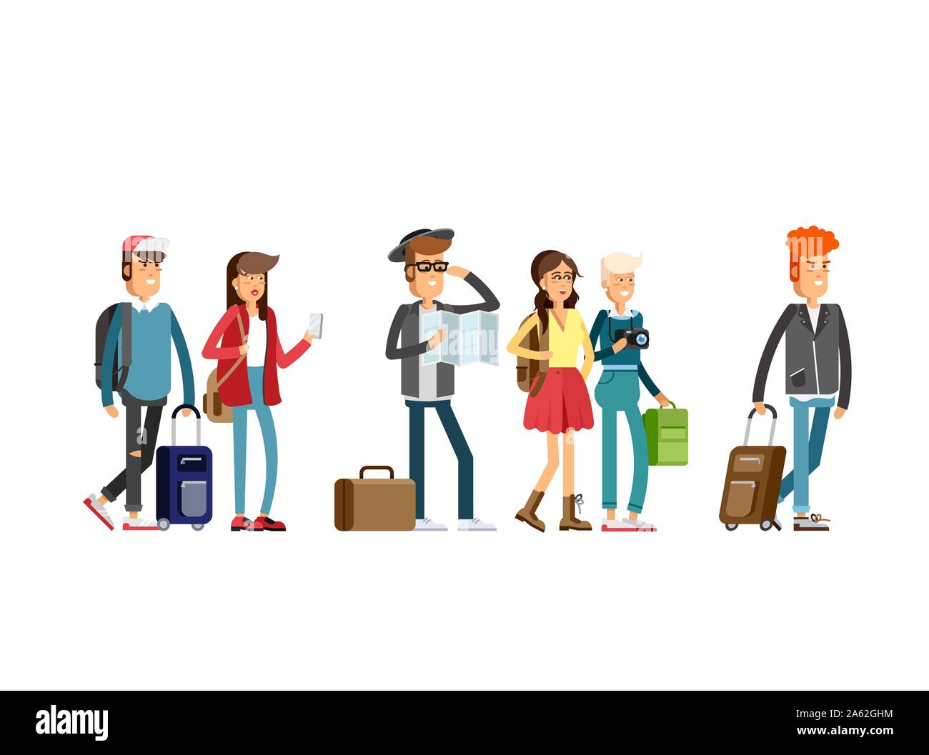 Teen students trip Stock Vector Images - Alamy