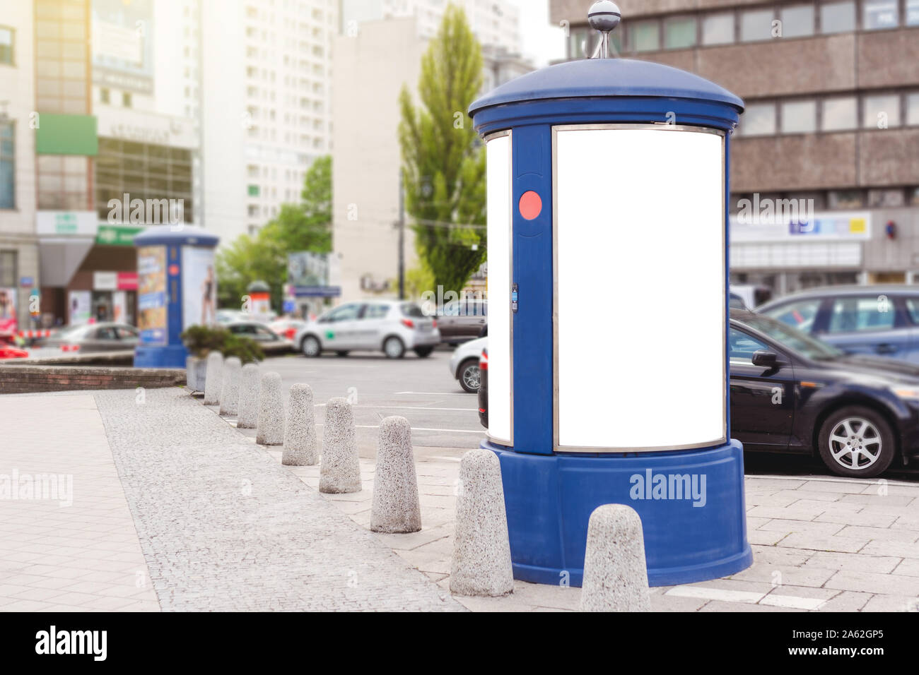 Mockup advertising column hi-res stock photography and images - Alamy