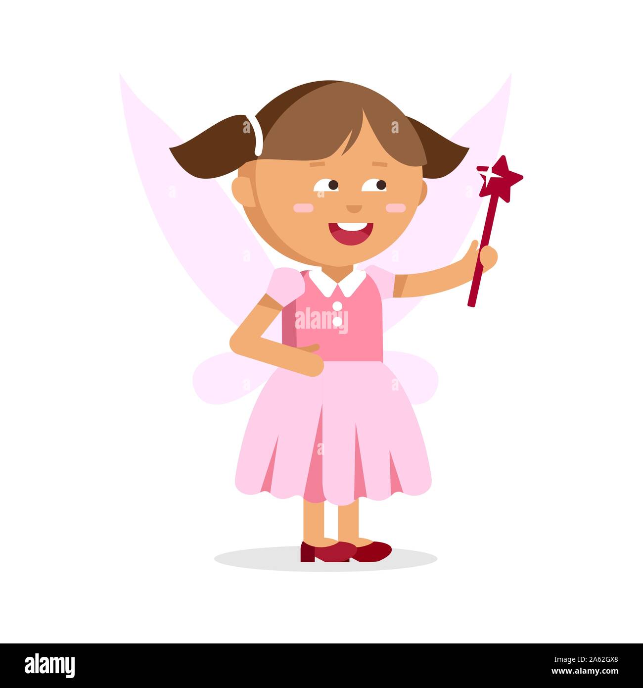 Girl magic wand Cut Out Stock Images & Pictures - Alamy