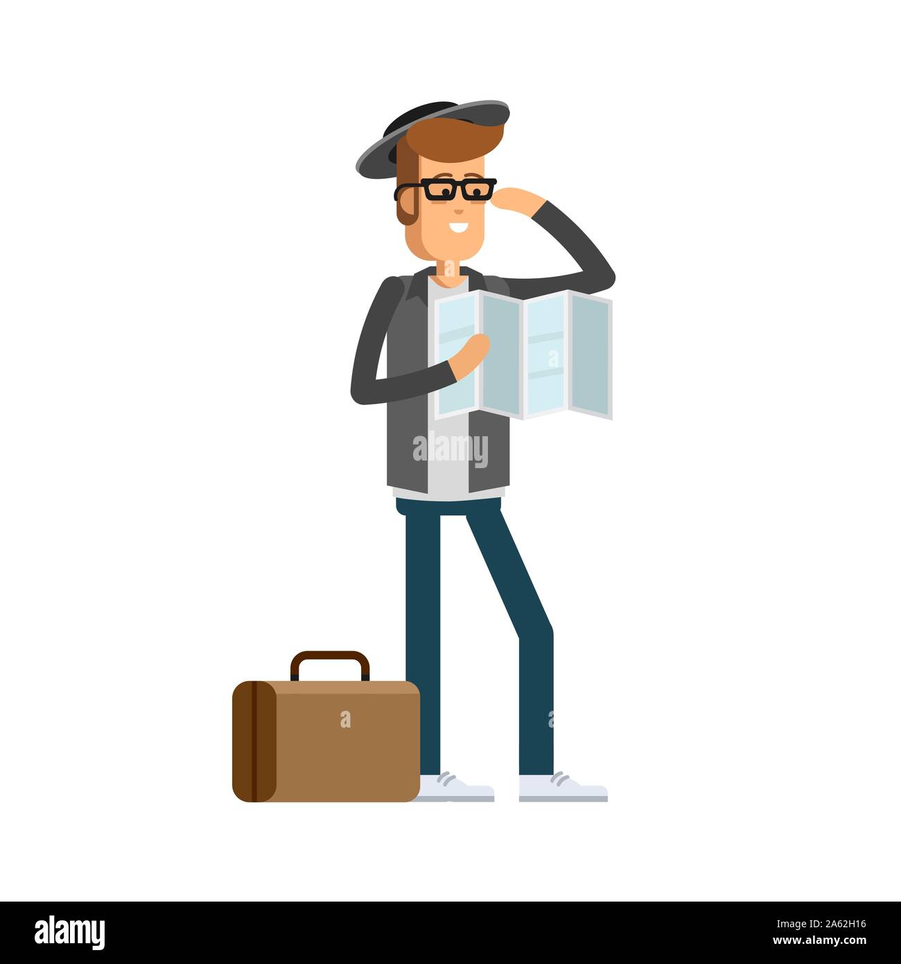 Students traveling vocation time Stock Vector Image & Art - Alamy